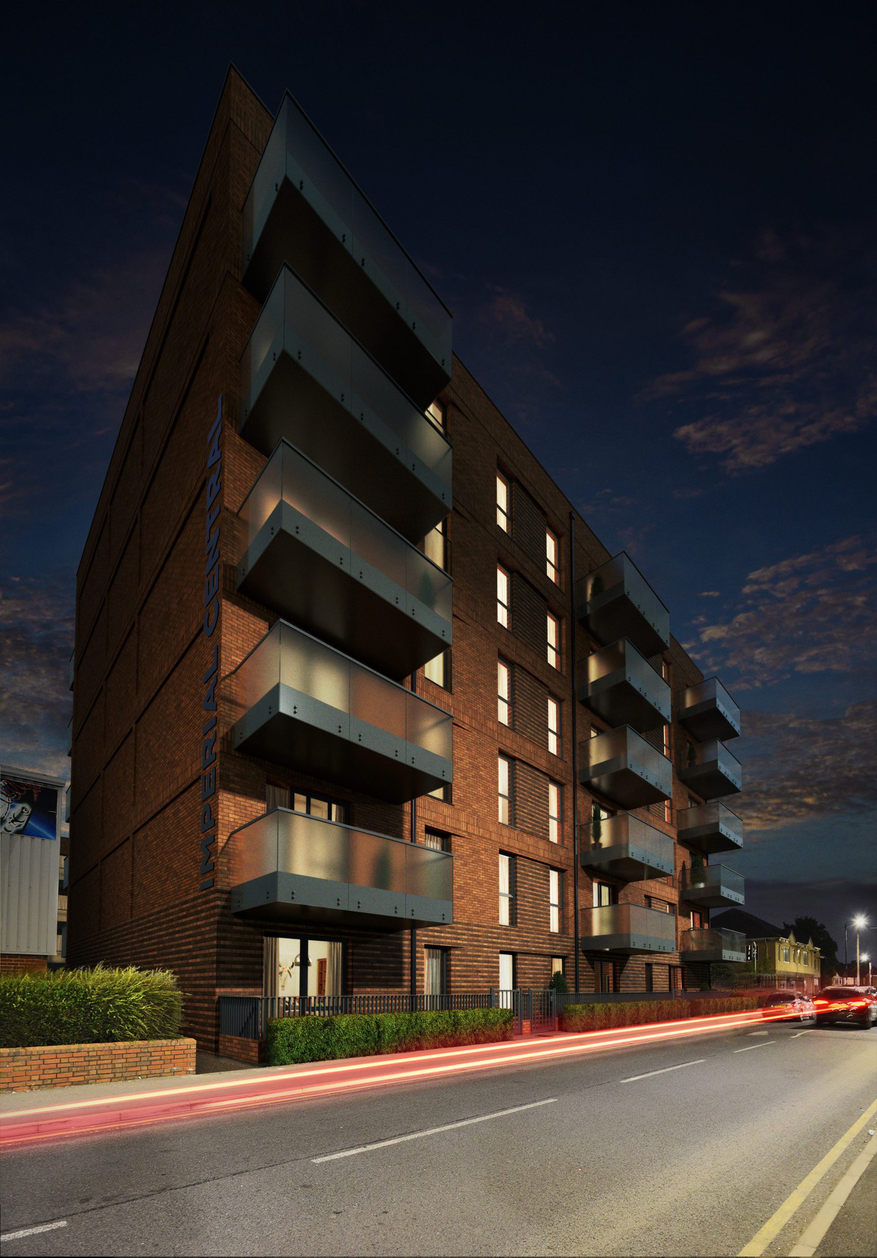 Urban development - Red and Gray