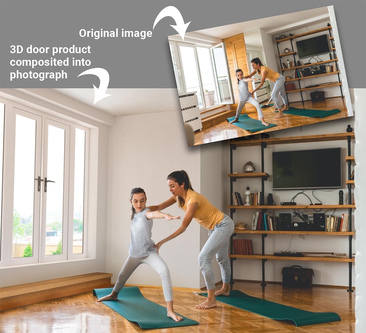 CGI & stock photography - Red and Gray