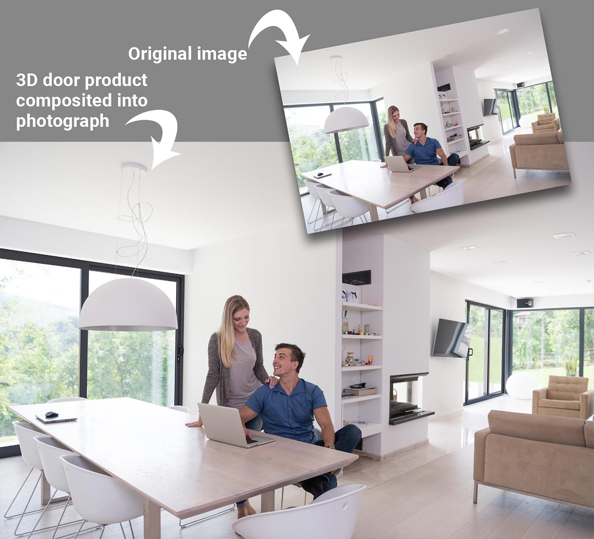 CGI & stock photography - Red and Gray